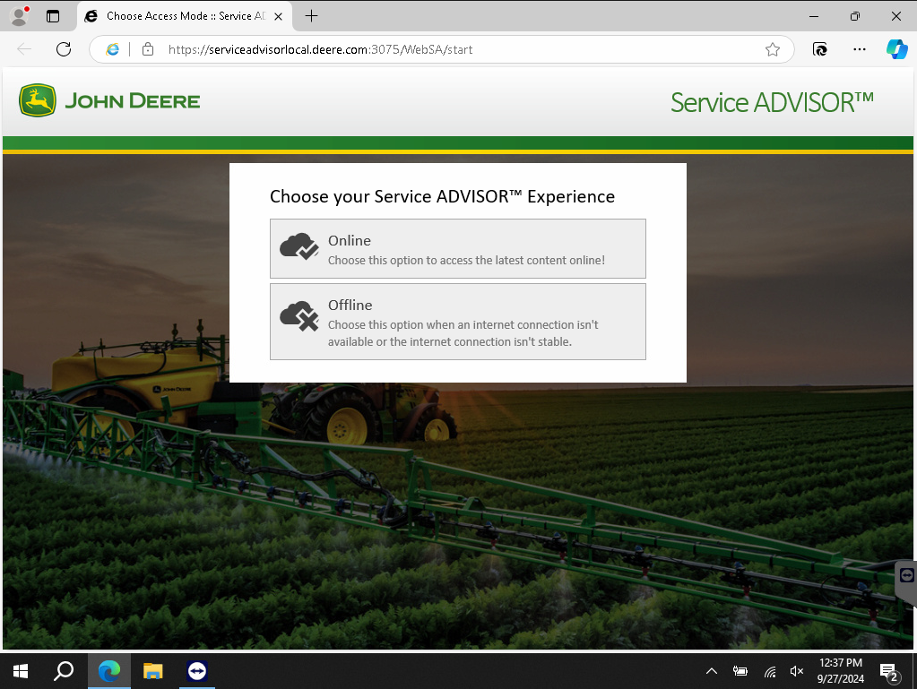 John Deere Service Advisor 5.3